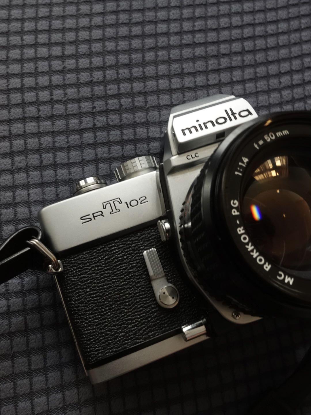 Minolta SRT 102 with Rokkor 50mm f1.4 [35mm Film SLR Camera ...