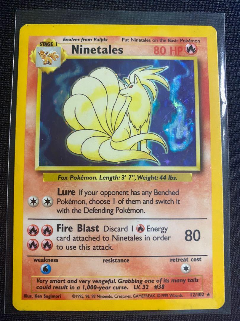 Ninetales Pokemon card, Hobbies & Toys, Toys & Games on Carousell
