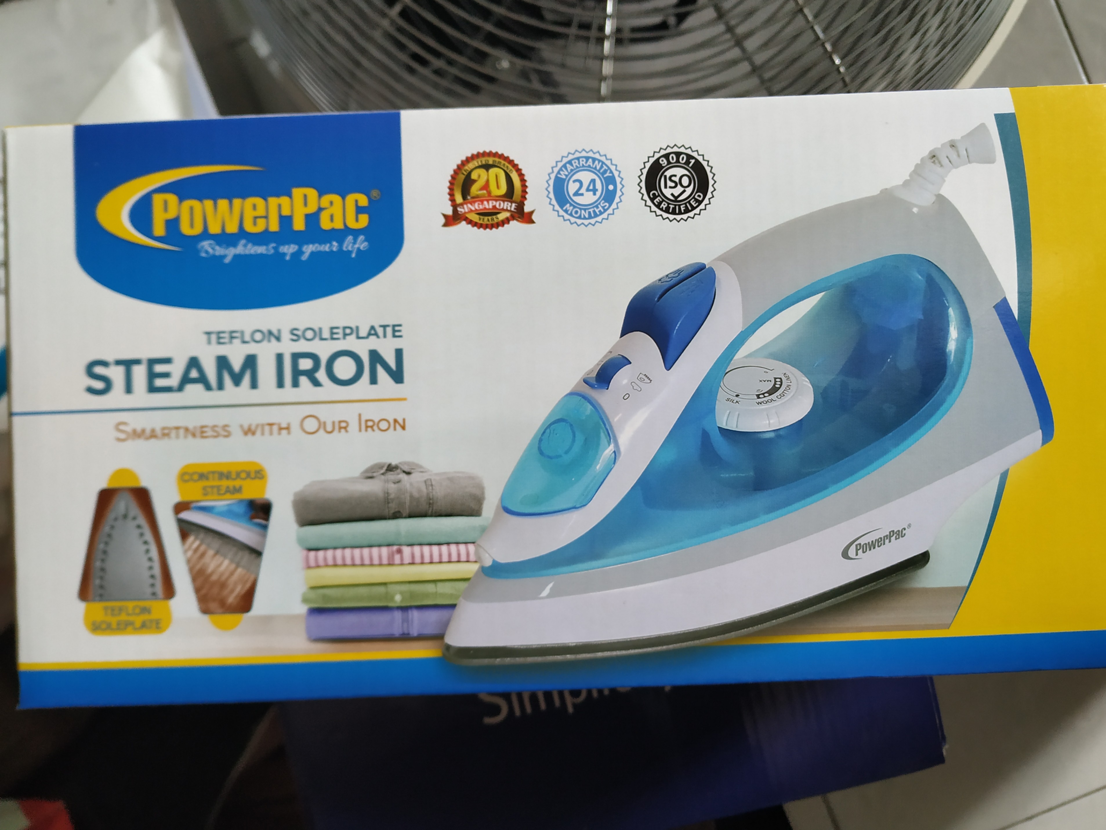 PowerPac Steam Iron PPIN1200, TV & Home Appliances, Washing Machines ...