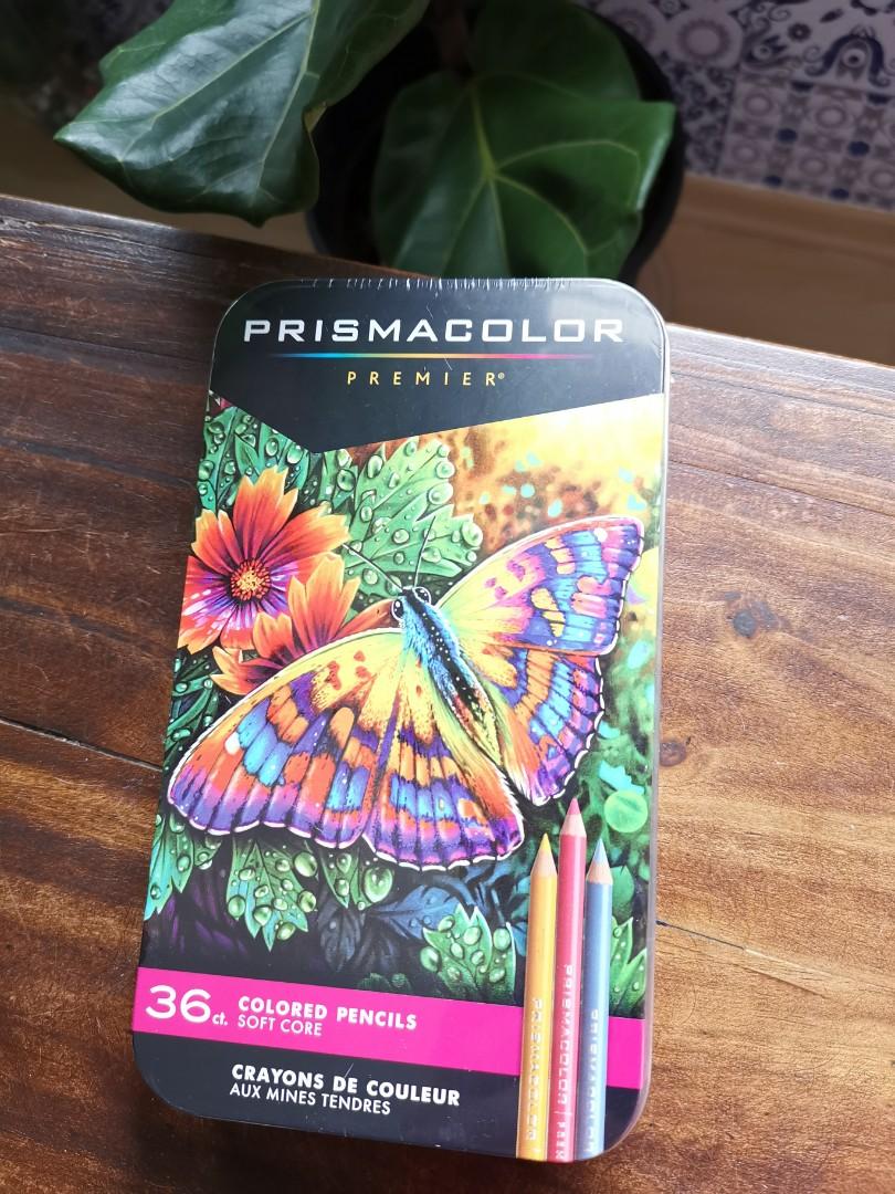 Prismacolor Premier 36/132 Colored Pencils Soft Core tin box set ...