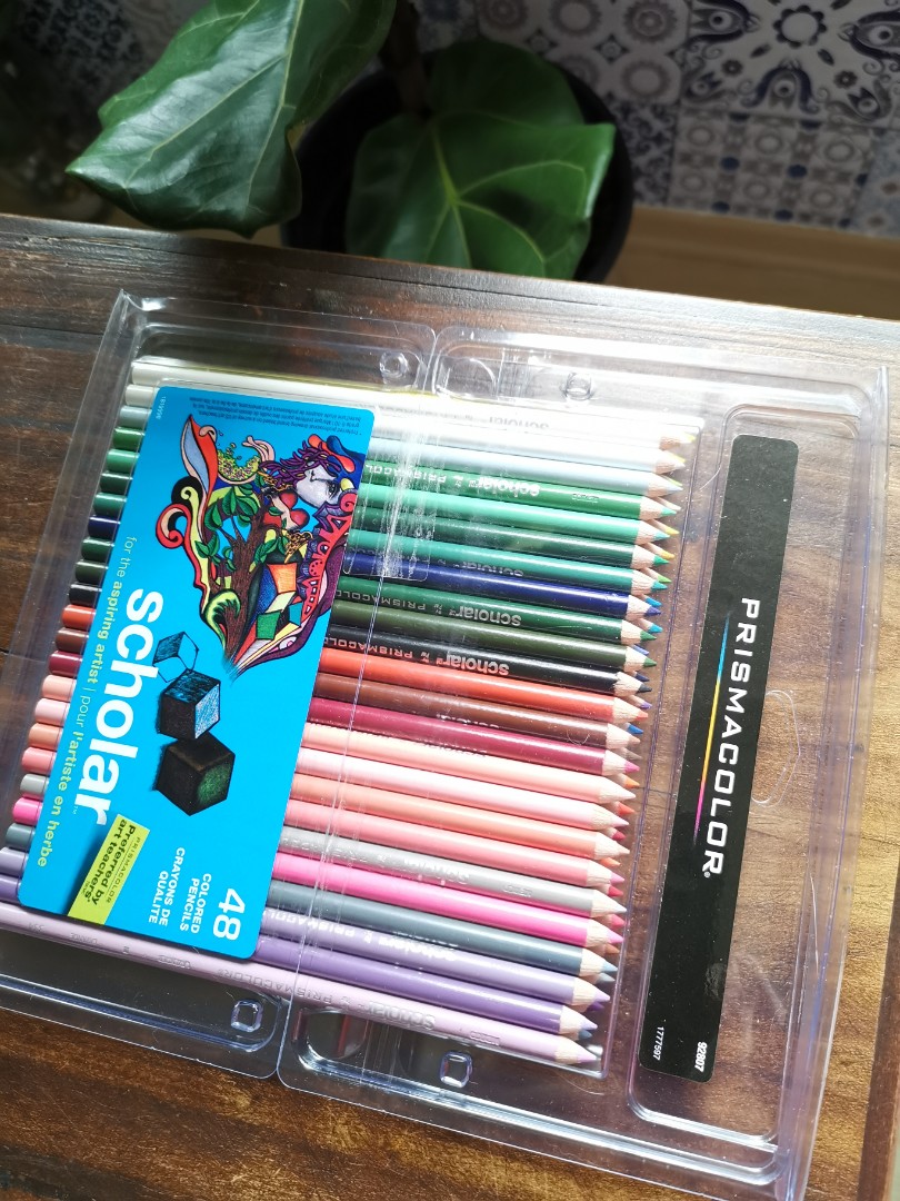 Prismacolor Scholar Colored Pencils 48, Design & Craft, Craft Supplies ...