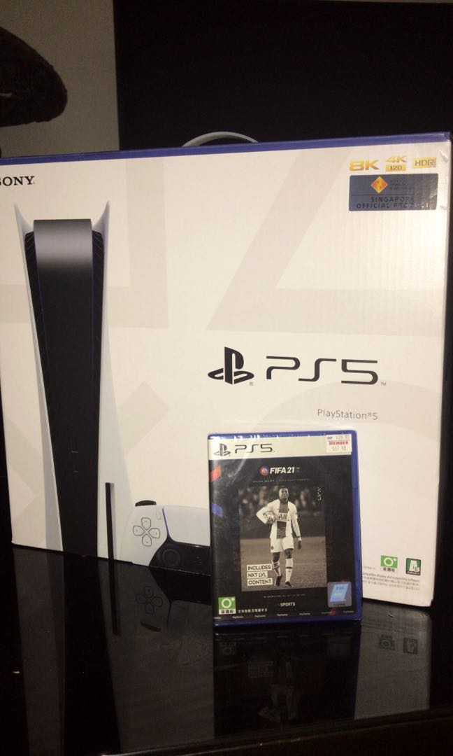 PS5 with FIFA 21, Video Gaming, Video Games, PlayStation on Carousell