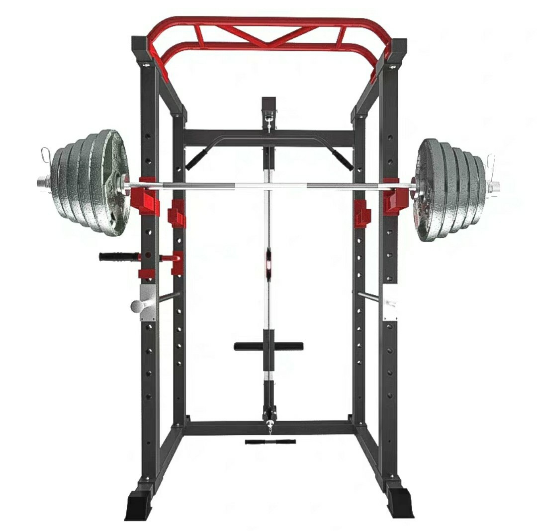 Pullup bar power rack station gym cable pulley lat pulldown, Sports ...