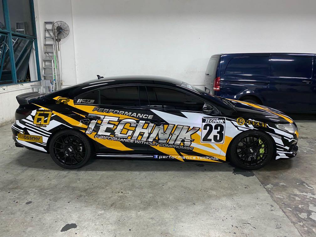 Racing Track Car Sticker Decals, Car Team Decal Logo, Animation Sticker ...