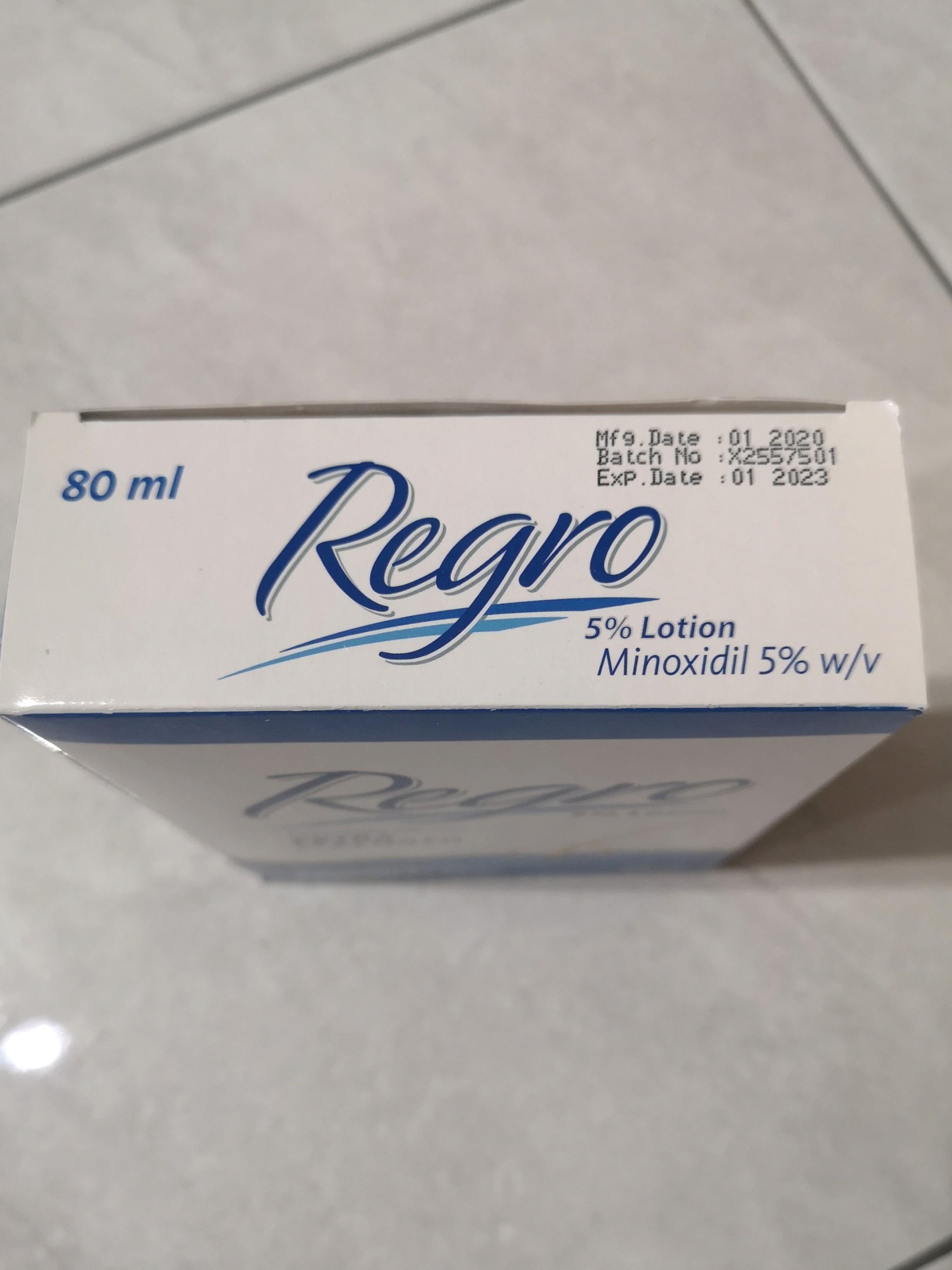 Regro Minoxidil 5% Lotion, Beauty & Personal Care, Hair on Carousell
