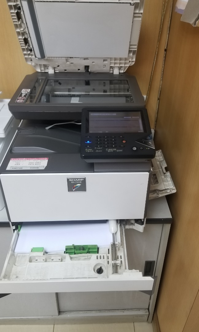 Sharp MX-C301W Printer, 電腦＆科技, 打印機及影印機 - Carousell