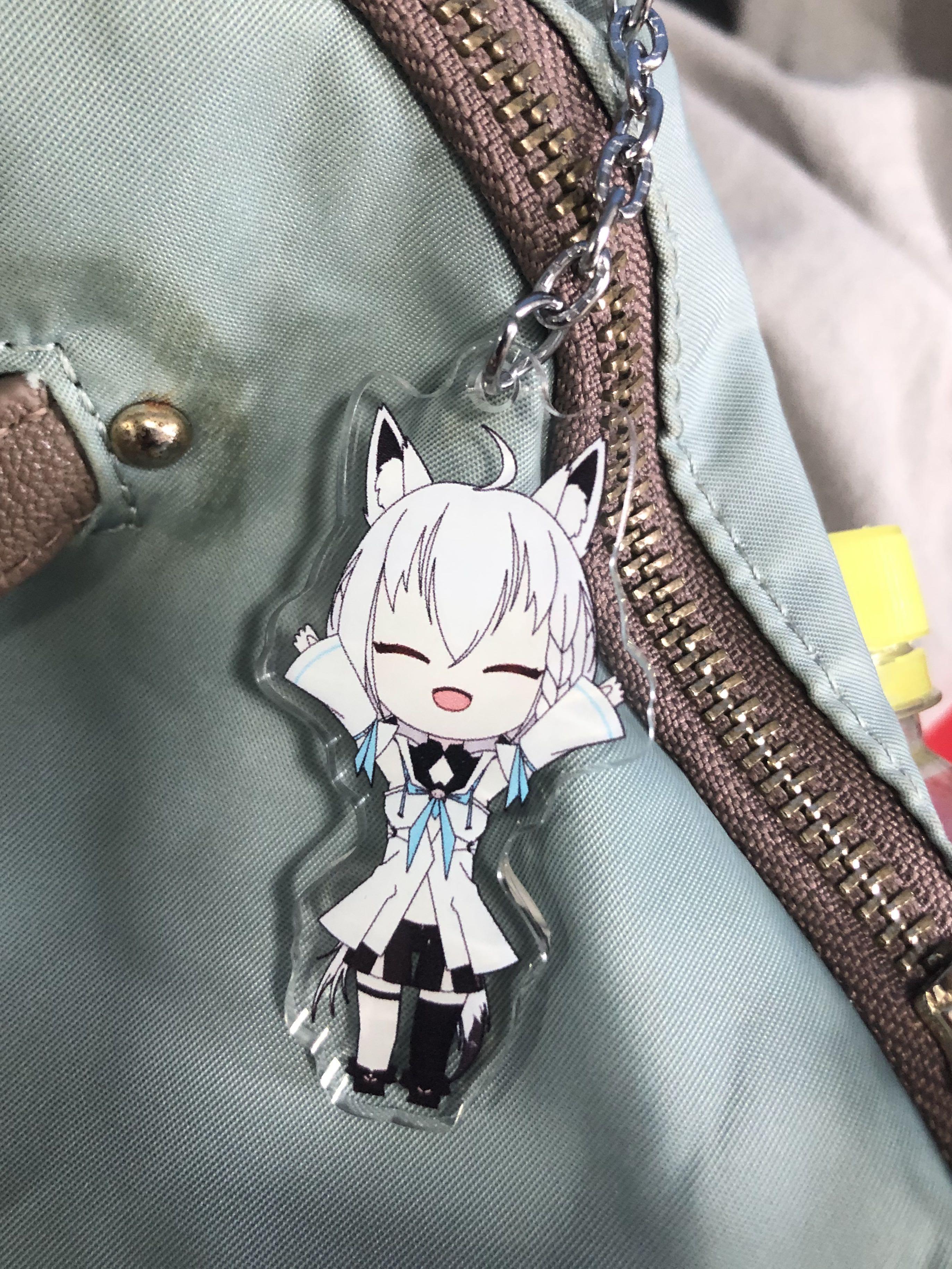 Shirakami Fubuki keychain HOLOLIVE jp gamers, Hobbies & Toys ...