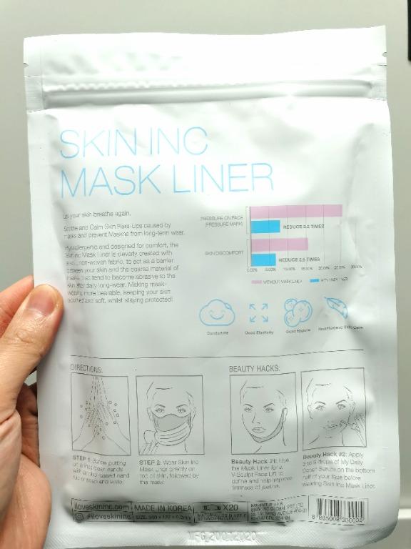 SKININC MASK LINER, Beauty & Personal Care, Face, Face Care on Carousell