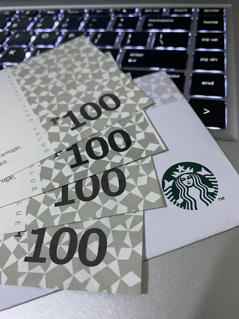 Starbucks GC, Tickets & Vouchers, Store Credits on Carousell
