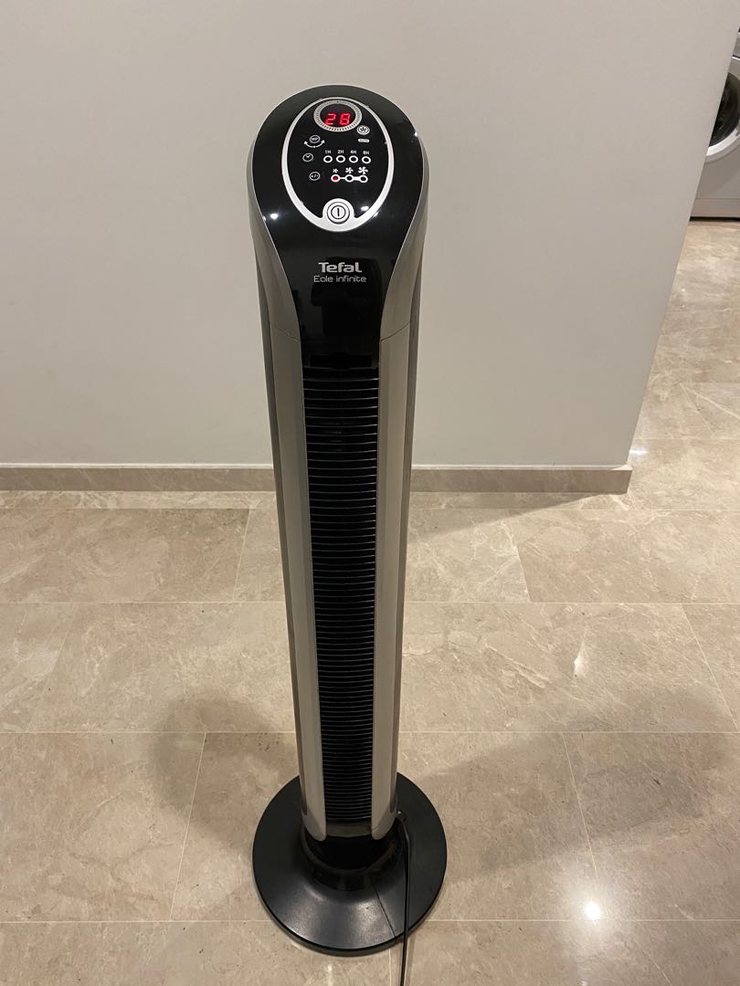 Tefal Tower Fan with Remote, Furniture & Home Living, Lighting & Fans ...