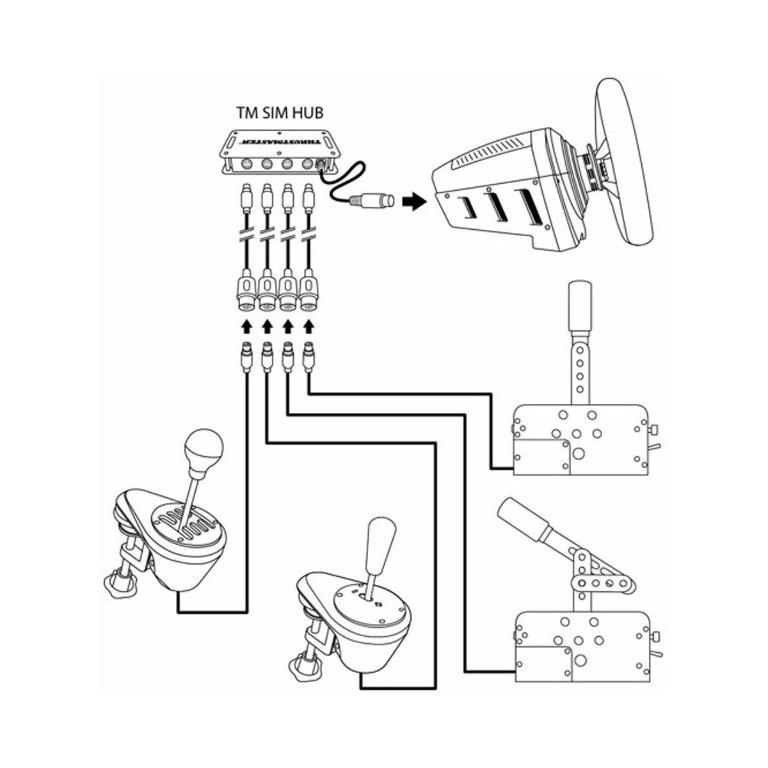 Thrustmaster TM SIM Racing Hub for PS4 Xbox One 4060091, Video Gaming ...