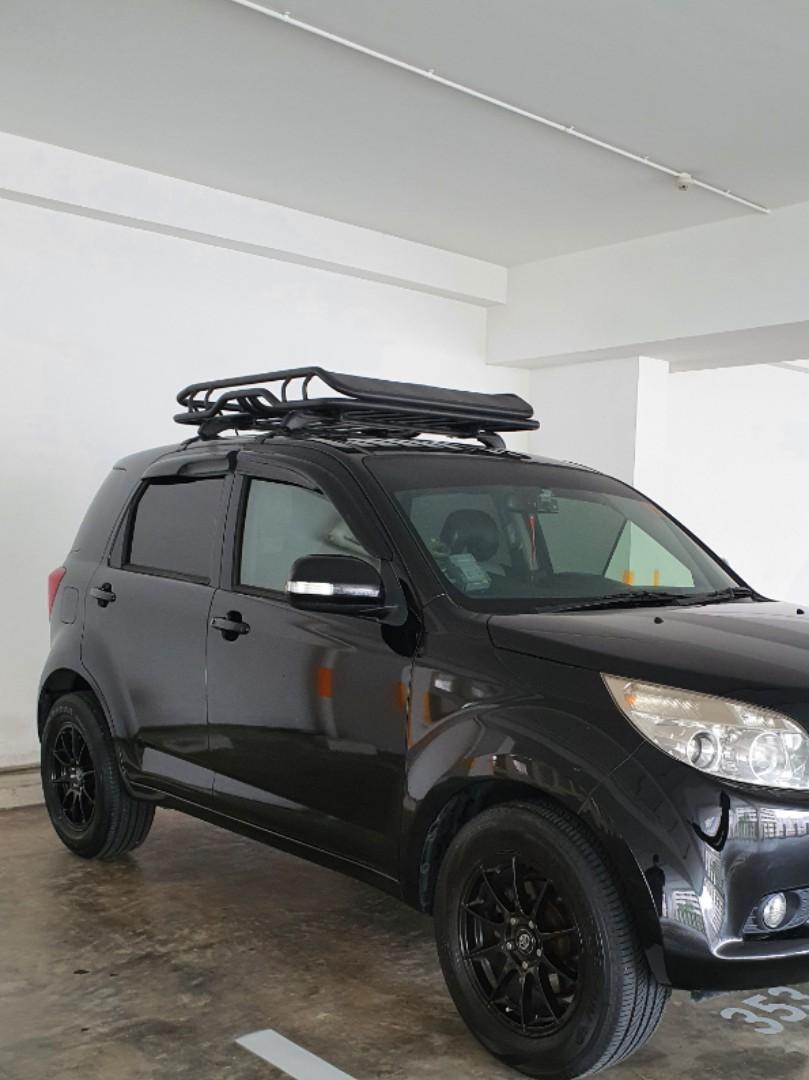 Toyota Rush, Roof Rack + Basket, Car Accessories, Accessories on Carousell
