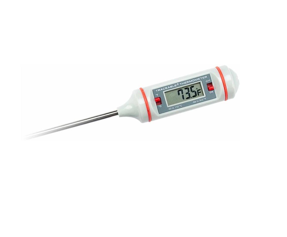 TRACEABLE 4353, Long Stem Thermometer, Stem Thermometer, Lollipop ...