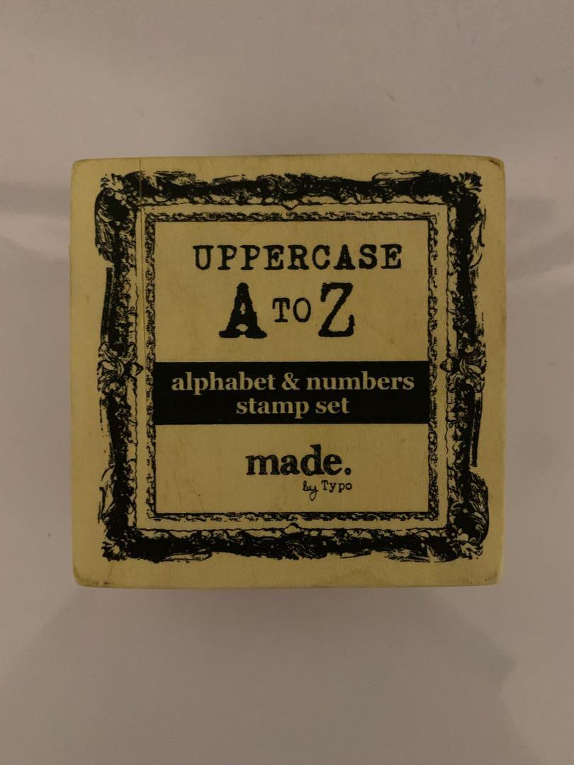 Typo Letters and Numbers Stamp Set, Hobbies & Toys, Stationary & Craft ...