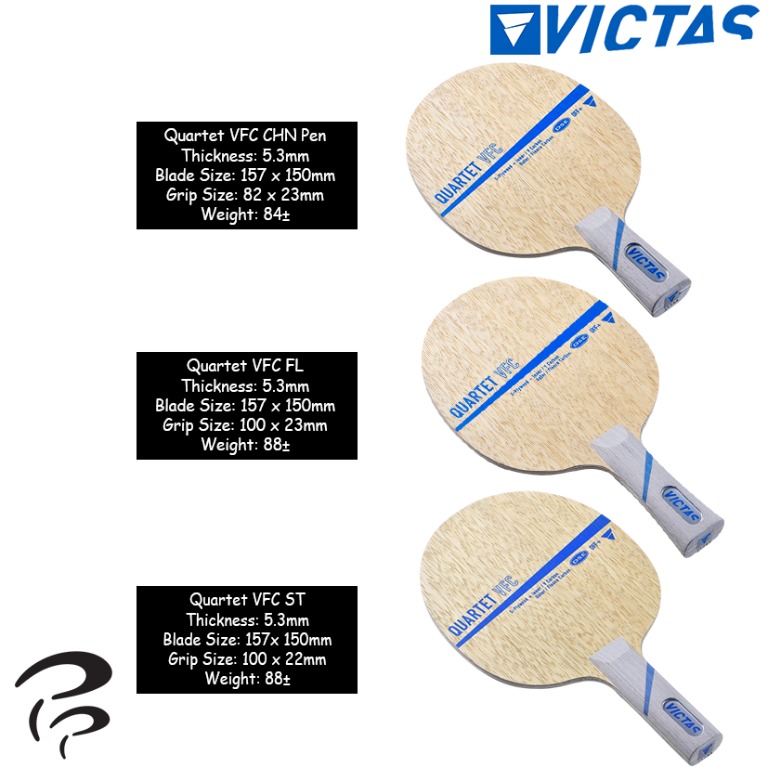 Victas Quartet VFC Chinese Pen/Quartet VFC FL/Quartet VFC ST, Sports Equipment, Sports & Games ...