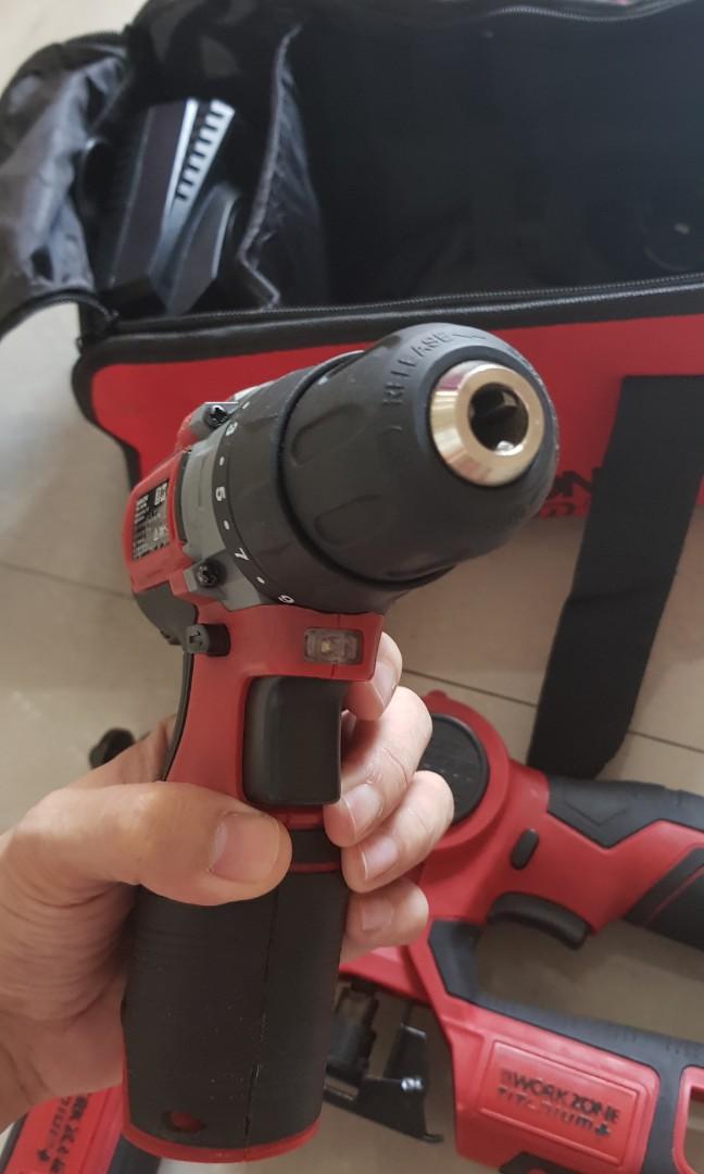 Workzone cordless power tools 3 unit combo, Commercial & Industrial ...