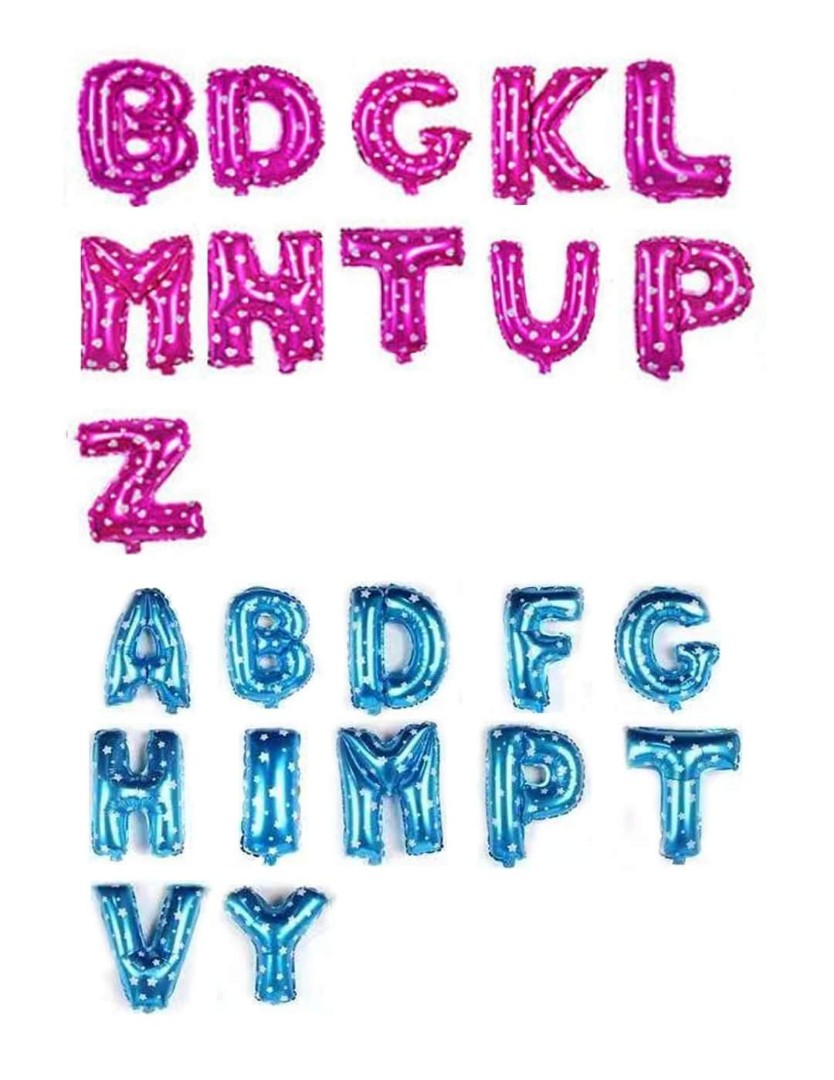 16inches letter baLLoon, Hobbies & Toys, Stationary & Craft, Art ...