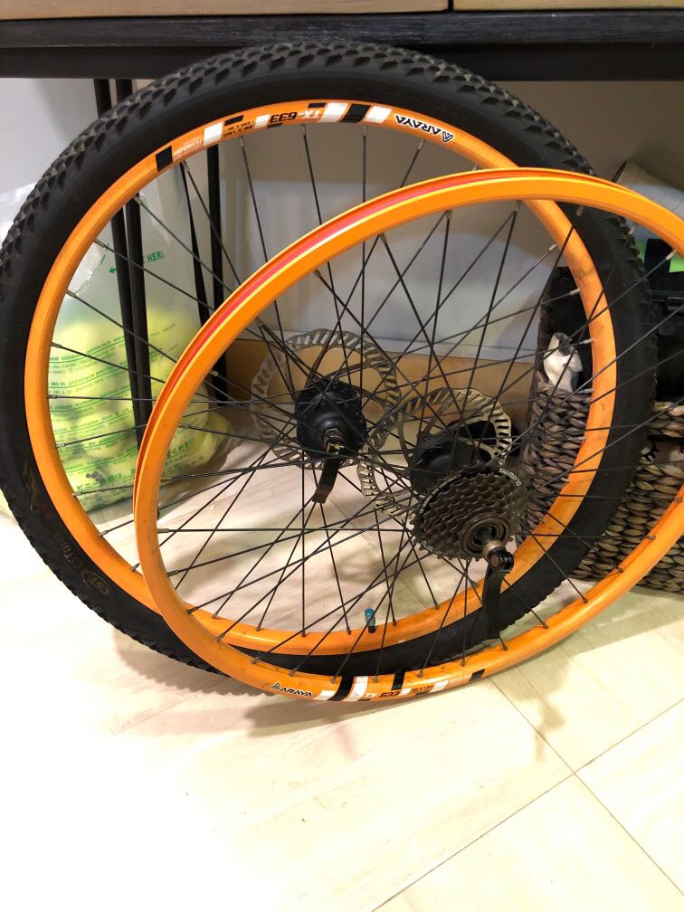 26 Wheelset for mtb, Sports Equipment, Bicycles & Parts, Parts ...