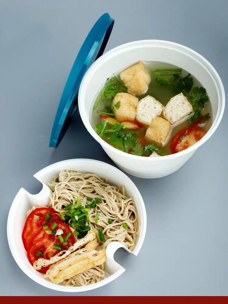 Disposable 2 layer take away boxes/ Tupperware/ Dabao box, Furniture ...