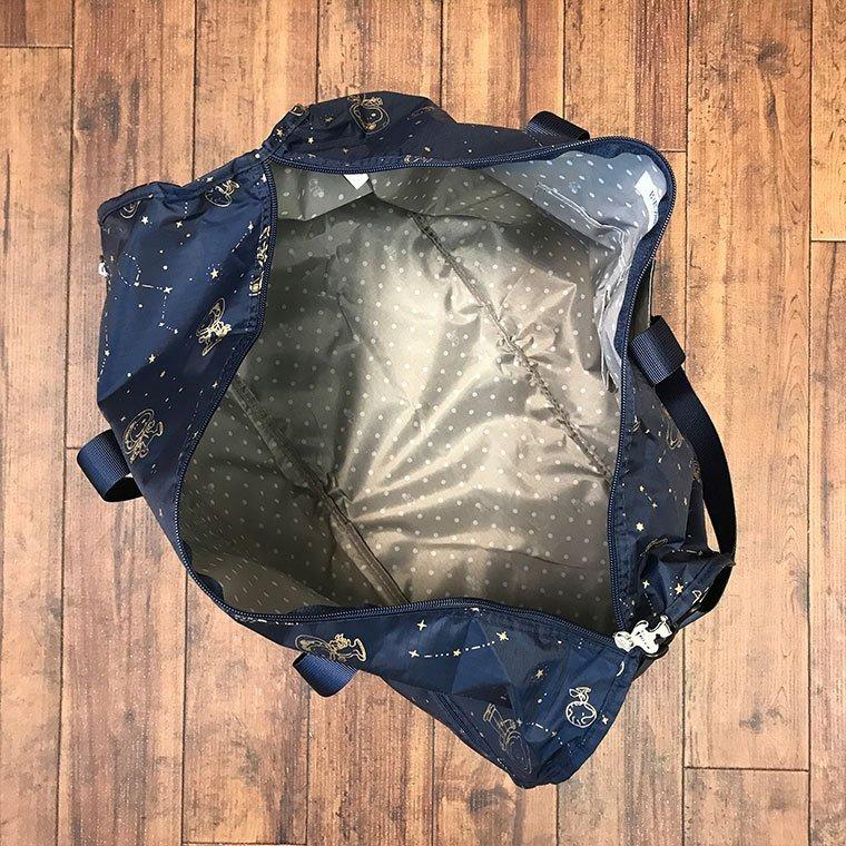 日本 Hapi+Tas X Snoopy 史諾比 深藍色尼龍布 可摺疊 大號 手提 斜咩袋, 女裝, 手袋及銀包, Tote Bags ...