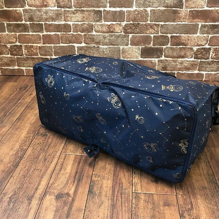 日本 Hapi+Tas X Snoopy 史諾比 深藍色尼龍布 可摺疊 大號 手提 斜咩袋, 女裝, 手袋及銀包, Tote Bags ...