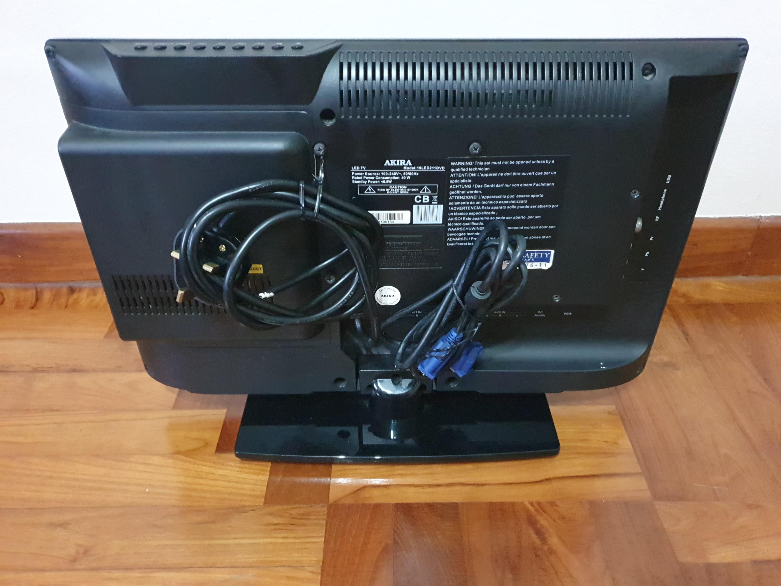 AKIRA - LED Monitor/TV (19LED211DVD), Computers & Tech, Parts ...