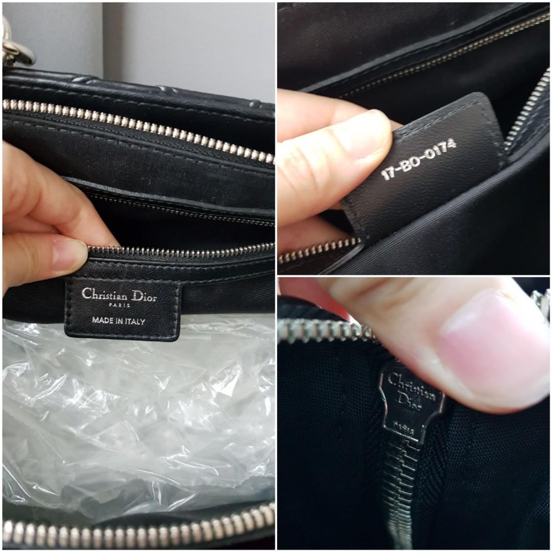 Dior Soft Cannage Tote bag in Black Lambskin (Christian Dior) (Cannage ...