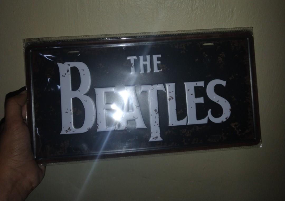THR BEATLES/BOB MARLEY : COLLECTIBLE CAR PLATE, Hobbies & Toys, Music ...