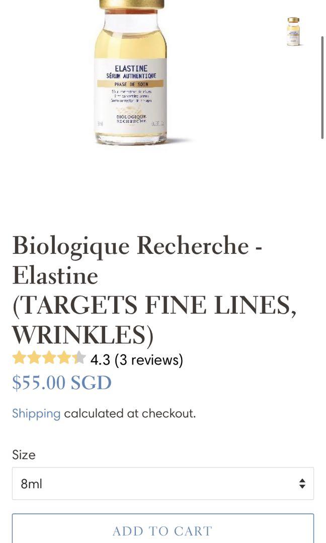 Biologique Recherche Oligo and Elastine Serums 8ml, Beauty & Personal Care, Face, Face Care on ...