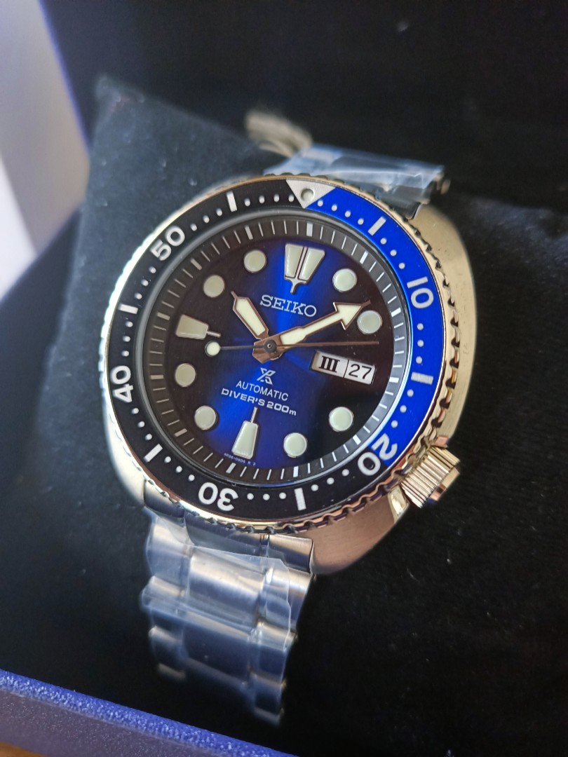 [BNIB] Seiko Batman Turtle Automatic Dive Watch SRPC25K1, Men's Fashion ...