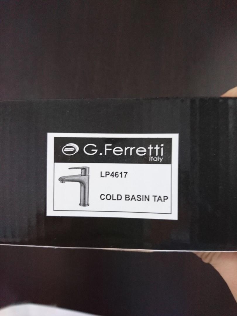 Brand new G. FERRETTI Basin Tap, Furniture & Home Living, Bathroom ...