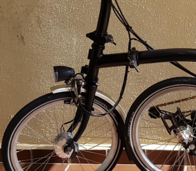 Brompton Dynamo Hub Front Wheel, Sports Equipment, Bicycles & Parts ...