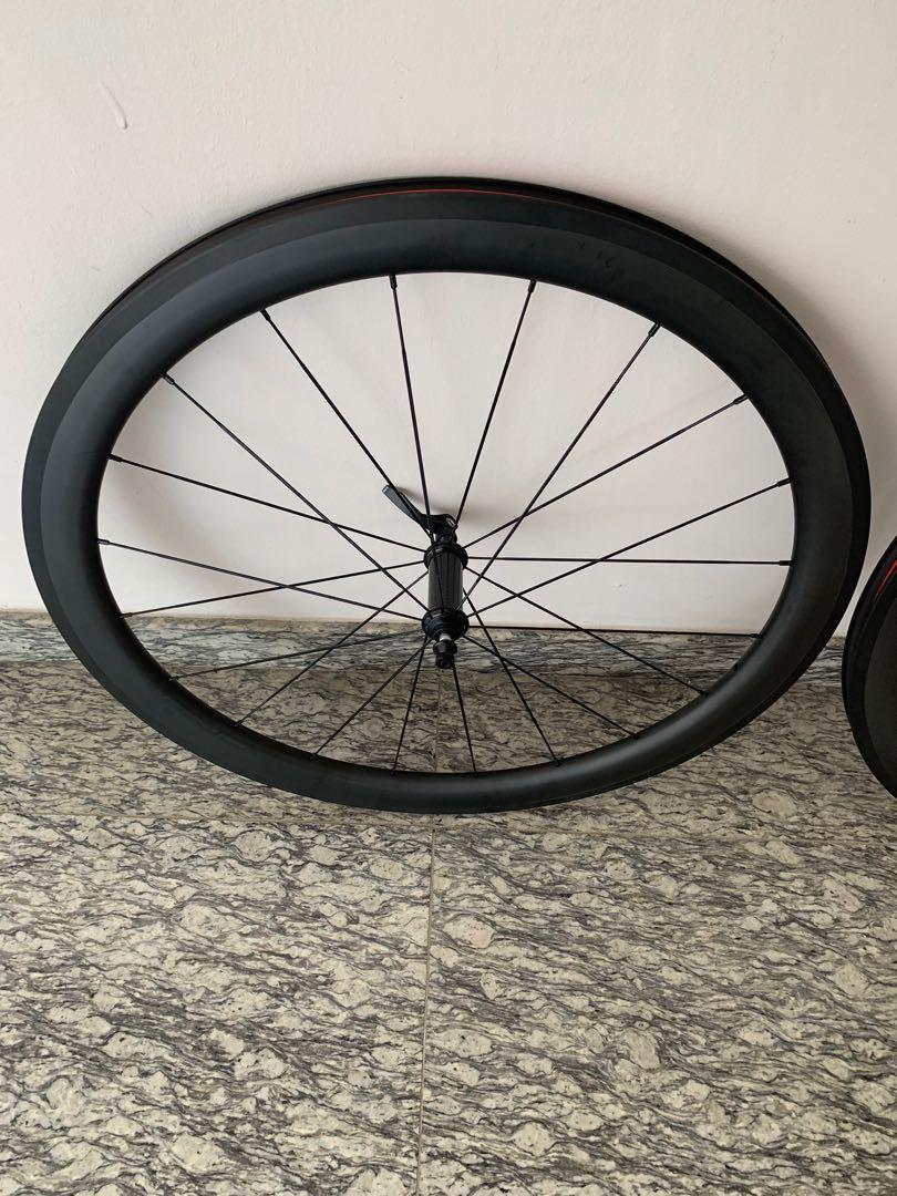 Carbon Wheelset R36 hub 50mm 700c rim brake ceramic road bike wheels ...