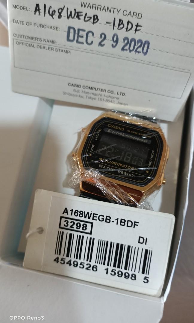 Casio Vintage module 3298, Luxury, Watches on Carousell