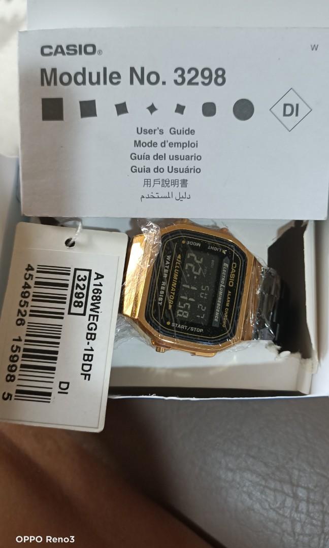 Casio Vintage module 3298, Luxury, Watches on Carousell