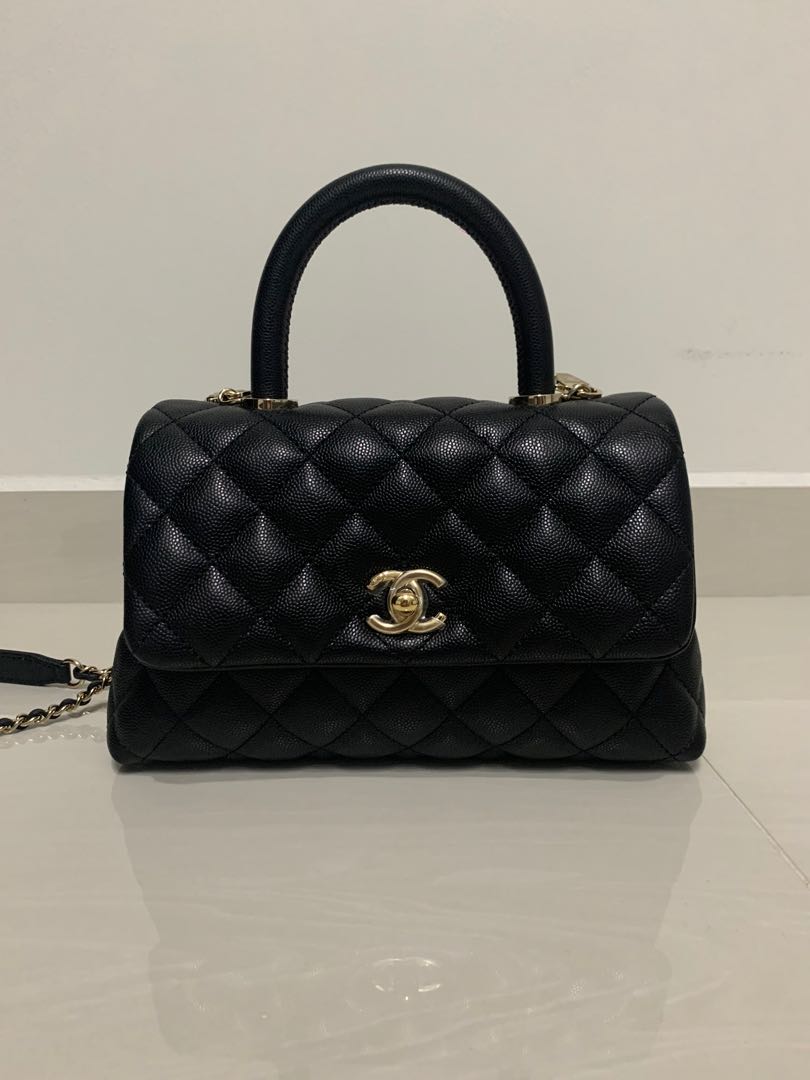 Chanel Coco Handle (Mini), Luxury, Bags & Wallets, Handbags on Carousell