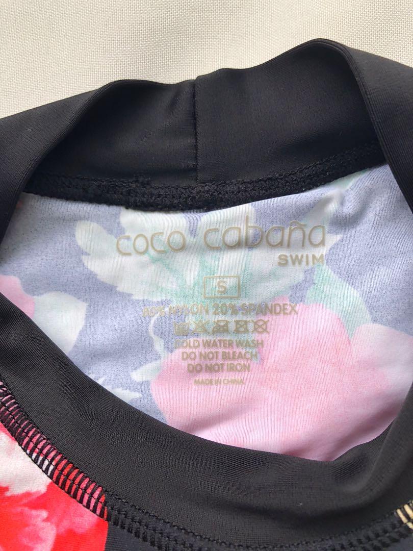 Coco Cabana Swimwear Two Piece Rash Guard, Women's Fashion, Coats ...