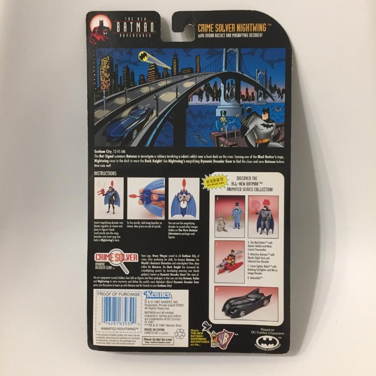 Crime Solver Nightwing New Batman Adventures Animated Series Mission ...