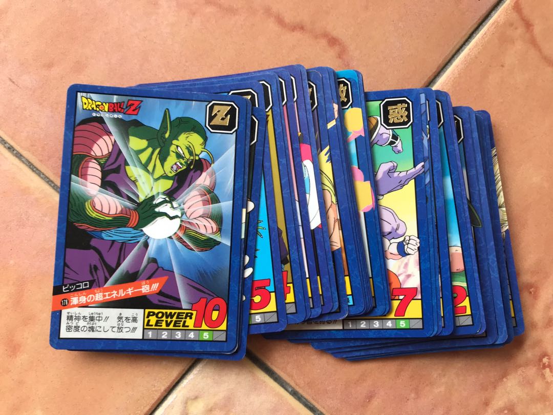 dragonball card power level part 5 regular card, Toys & Games, Board ...