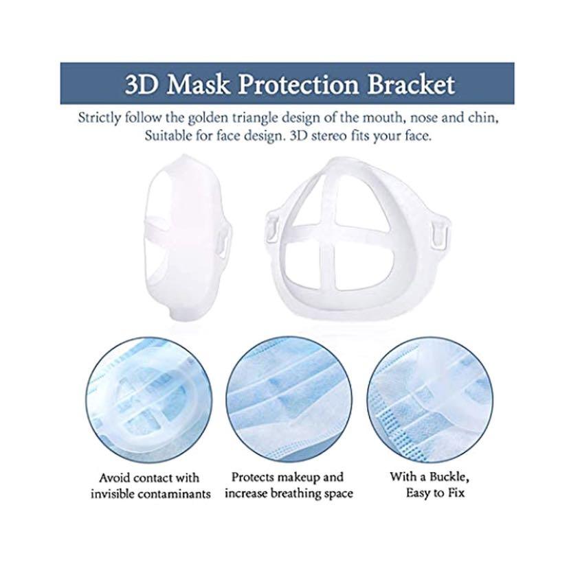 Face Mask Inner Support Frame Silicon Bracket, Health & Nutrition, Face ...