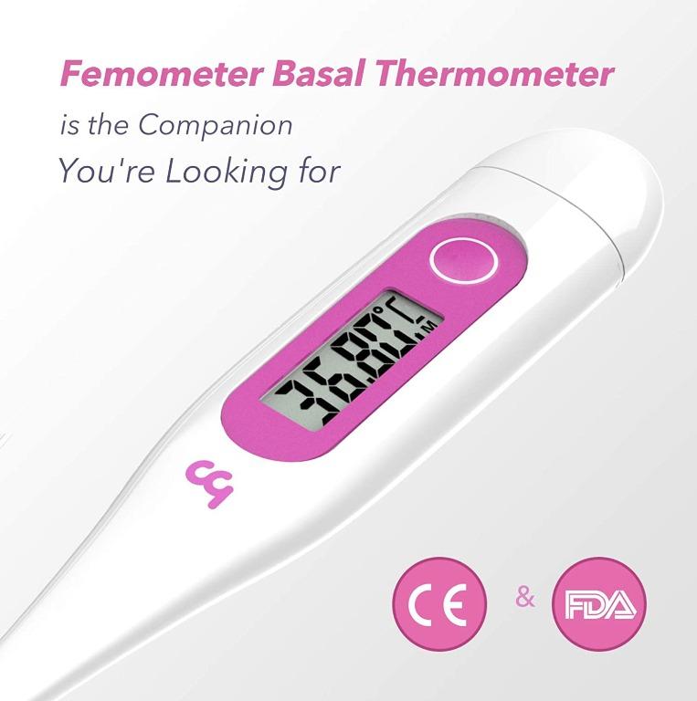 Femometer Digital Basal Body Thermometer Fertility Monitor Record BBT ...