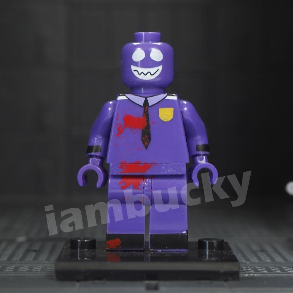 Five Nights at Freddy’s Purple Guy minifigure, 興趣及遊戲, 玩具 & 遊戲類 - Carousell