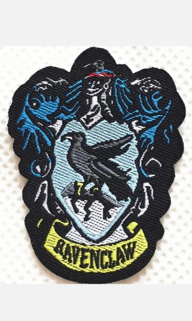 Harry Potter hogwarts ravenclaw sew on patch, Hobbies & Toys ...