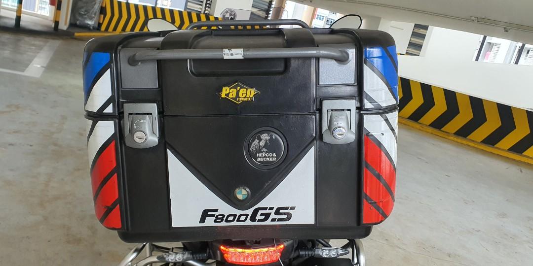 H&B GOBI BOX WITH H&B BASE PLATE, Motorcycles, Motorcycle Accessories ...