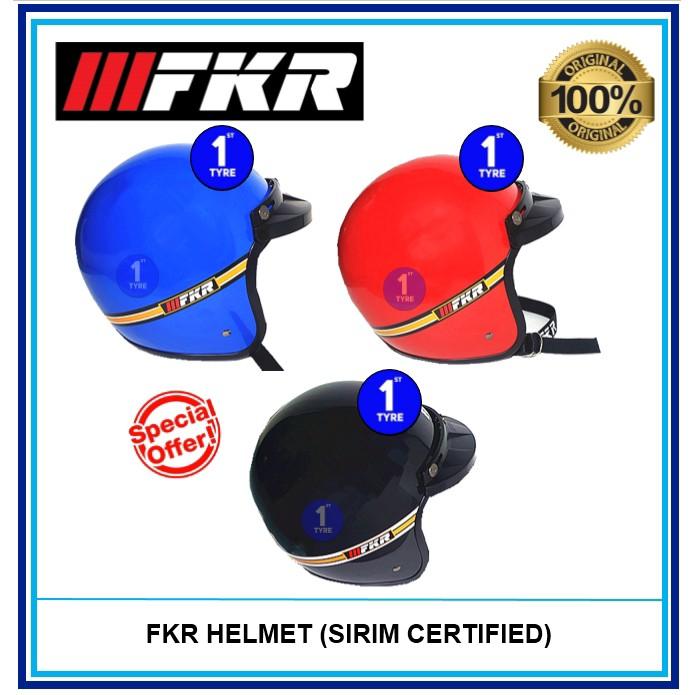 Helmet FKR With Smoke Visor, Auto Accessories on Carousell