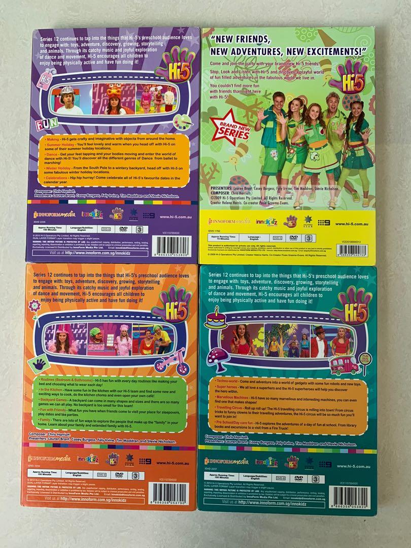 Hi 5 DVDs, Hobbies & Toys, Music & Media, CDs & DVDs on Carousell