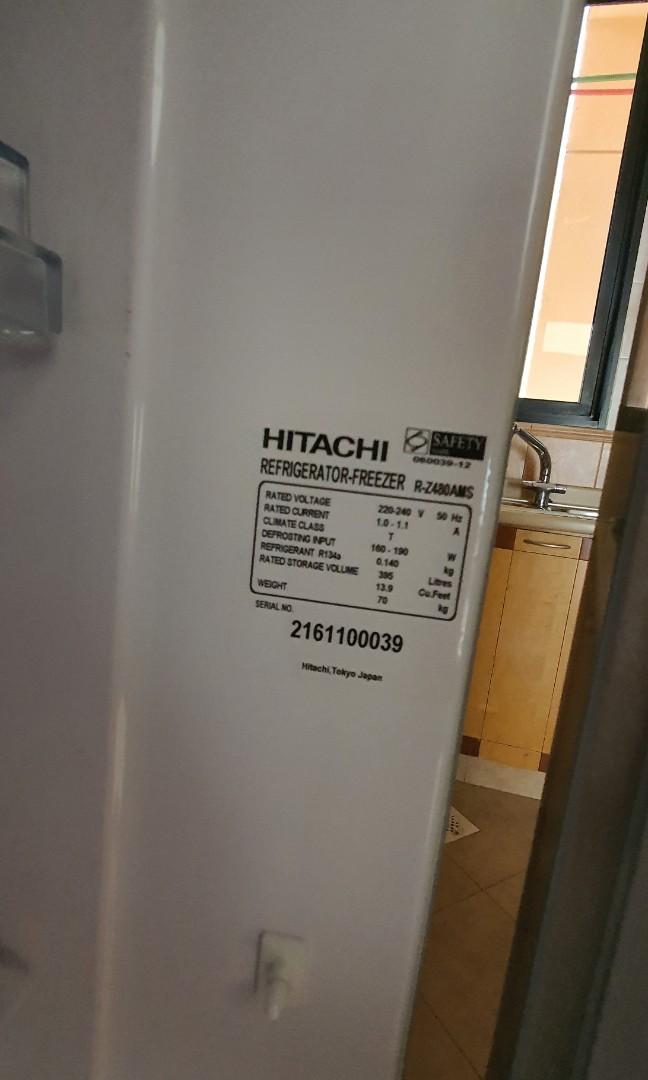 Hitachi 407litre, TV & Home Appliances, Kitchen Appliances, Cookers on ...
