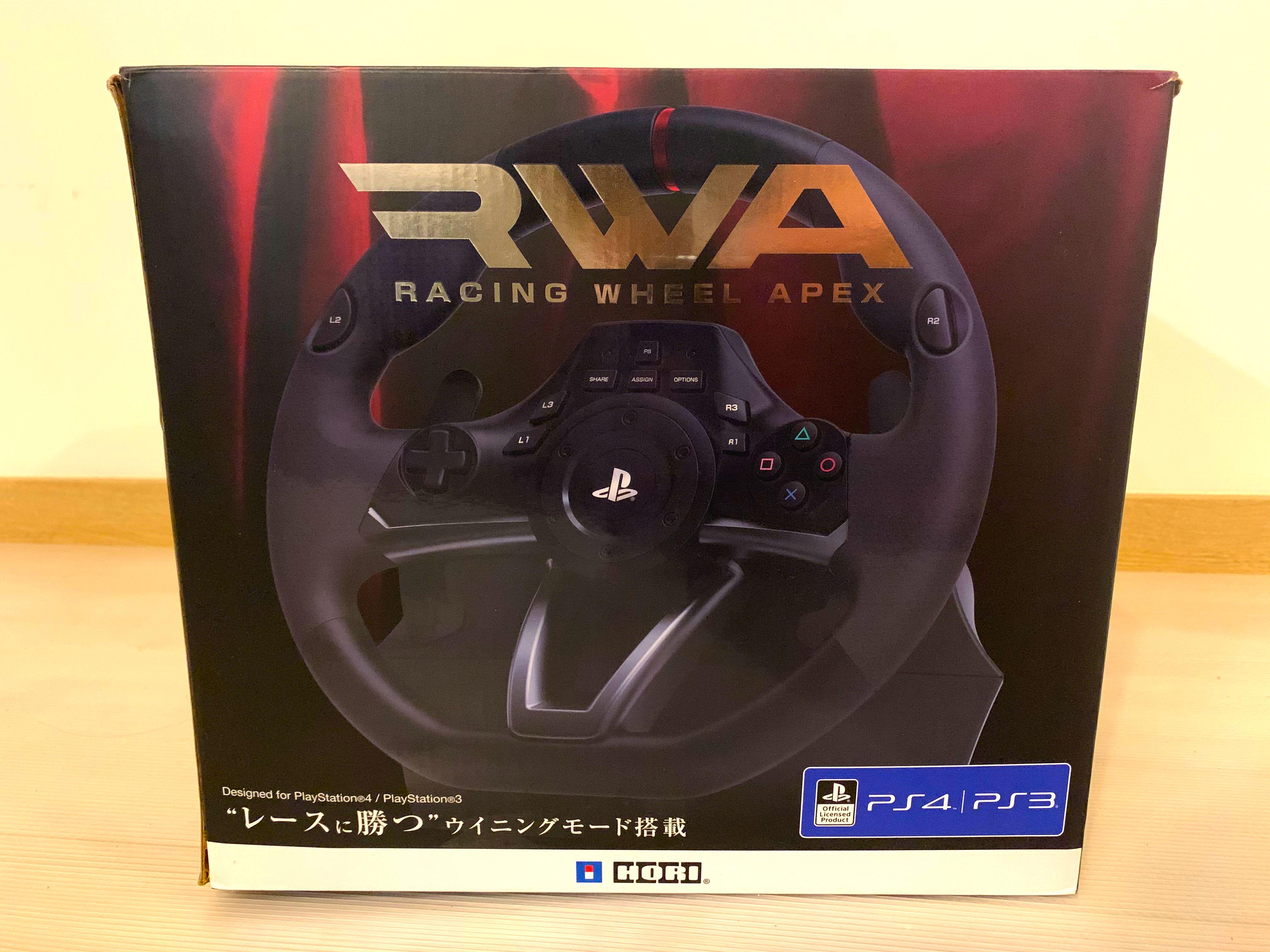 Hori RWA Racing Wheel Apex 賽車軚盤 (for PS4/PS3), 電子遊戲, 遊戲機配件, 手掣 - Carousell