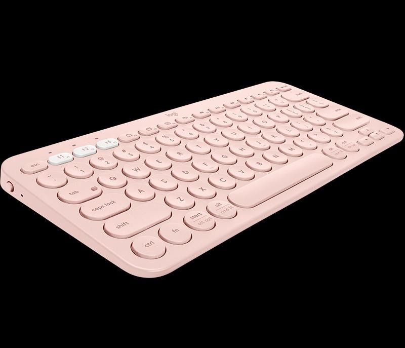 Logitech Pink K380 Multi-device Bluetooth Keyboard, Electronics, Others ...