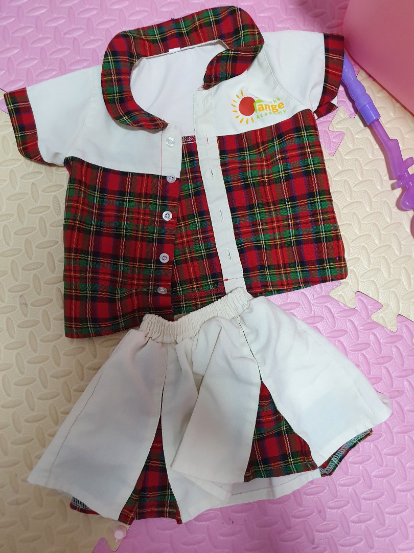 Orange Academy Uniform (AM set), Babies & Kids, Babies & Kids Fashion ...